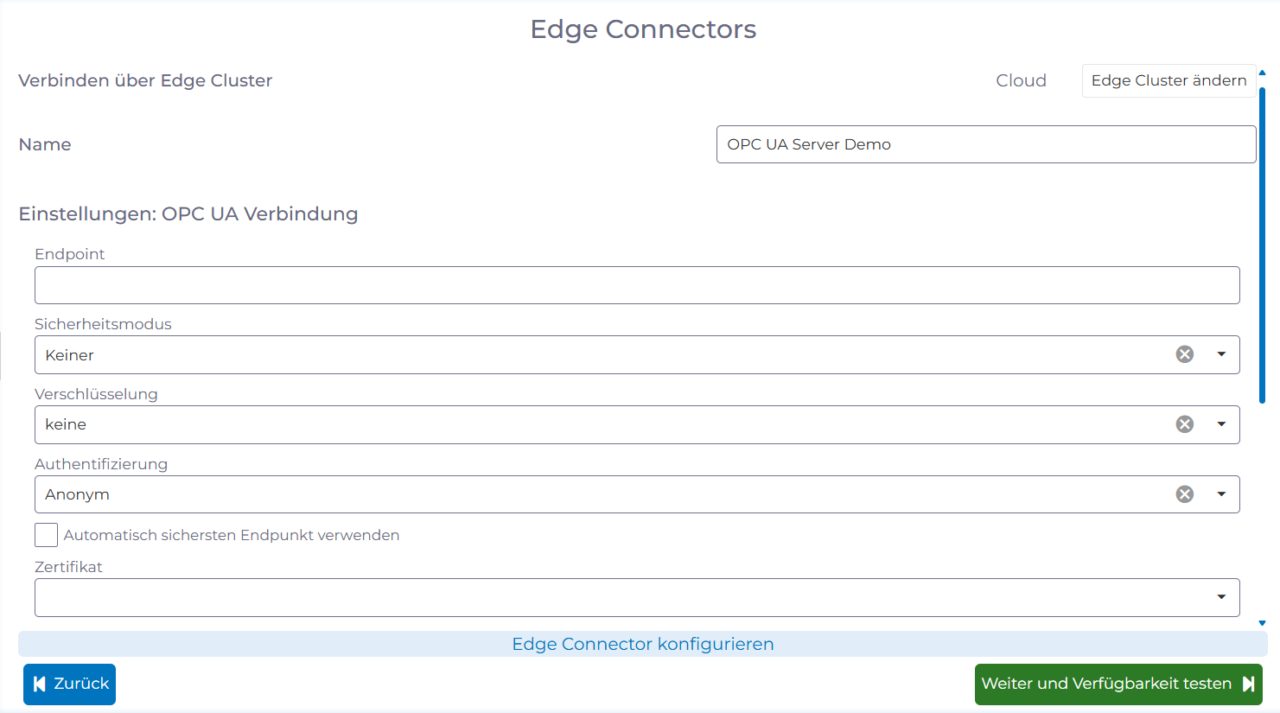 OPC UA mit manubes – OPC UA Client für die Produktion