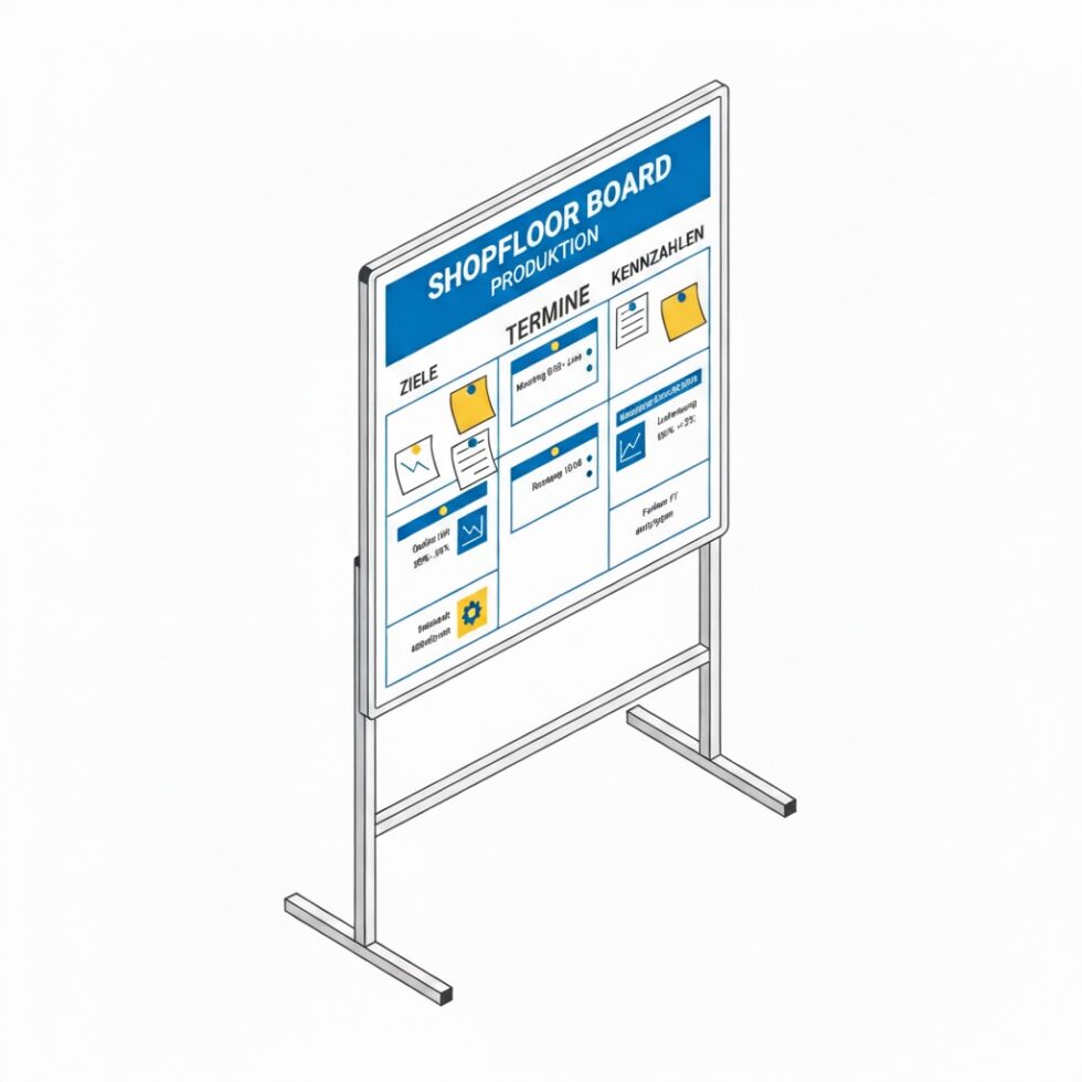 Shopfloor Boards für die Produktion - manubes